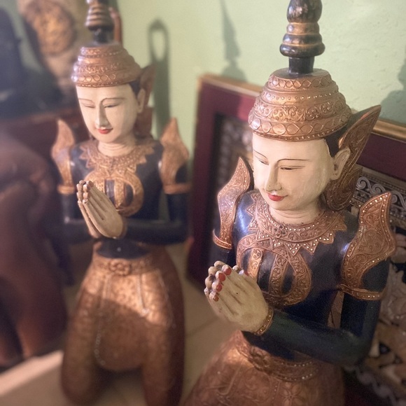 Art | Handcrafted Thai Prayer Statues | Poshmark